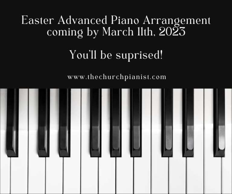 The Church Pianist » Blog Archive » Surprise Coming!